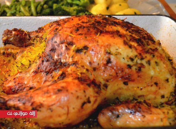 طريقة تحضير دجاج محمر بالشعرية الصينية لذيذ و رائع